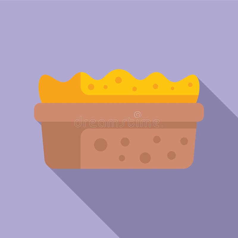 Rectangular Pet Litter Box Full of Sand for Cats Stock Illustration ...