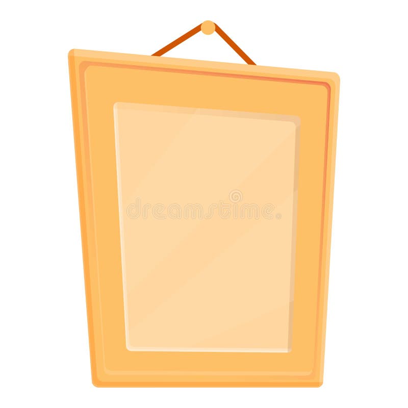Rectangular Photo Frame Icon, Cartoon Style Stock Vector - Illustration ...