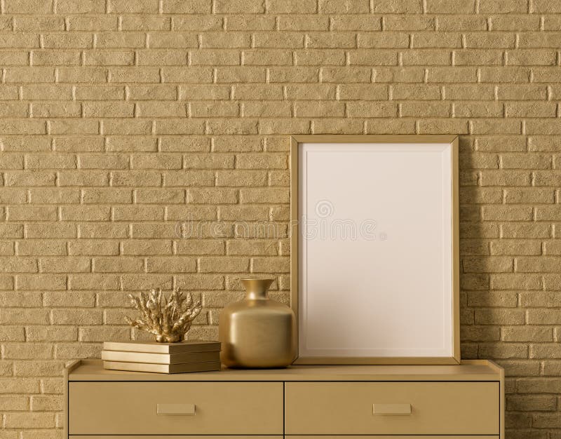 Simple Yellow Rectangular Frame with Sparkles Png Stock Vector ...