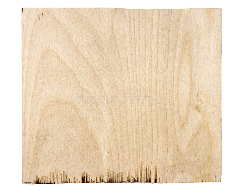 Rectangular Piece of Birch Plywood Stock Photo - Image of element ...