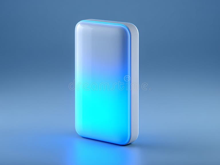 Rectangular Power Bank Design with Rounded Corners, Glossy Finish and ...