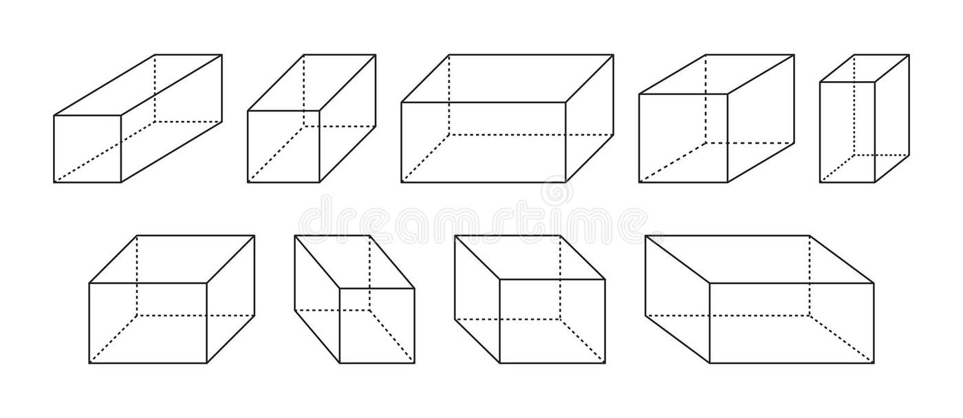 Rectangular Prism Stock Illustrations – 431 Rectangular Prism Stock ...