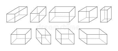Rectangular Prism Stock Illustrations – 431 Rectangular Prism Stock ...