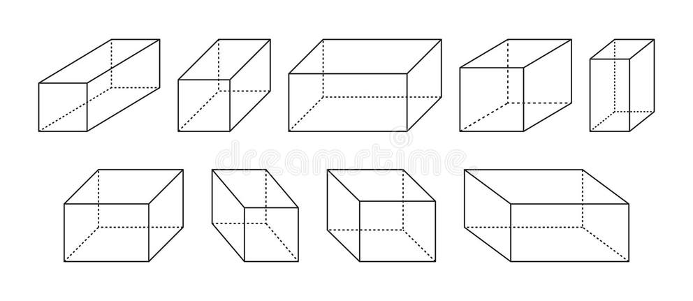 Rectangular Prism Stock Illustrations – 431 Rectangular Prism Stock ...
