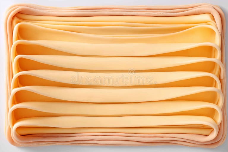 Rectangular Puff Pastry Showcases Minimalist Design with Layered ...