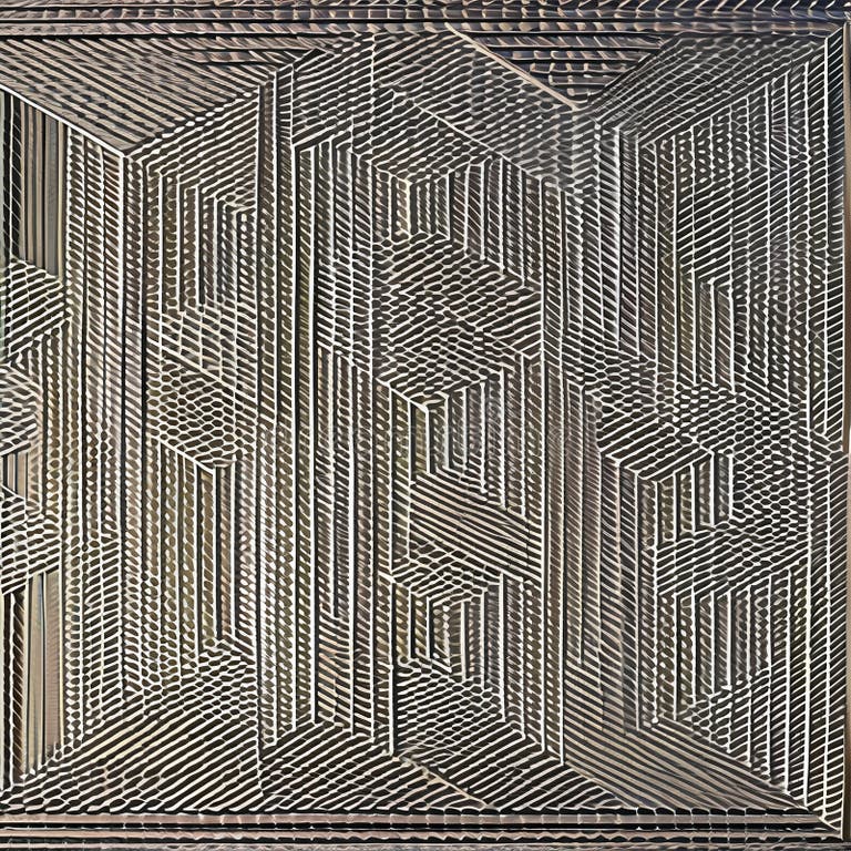 Rectangular Rhapsody II: Another Image of a Geometric Pattern Created ...