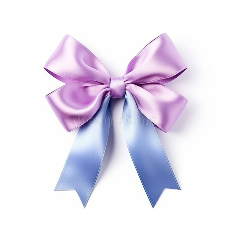 Rectangular Ribbon on White Background for Breast Cancer Awareness ...