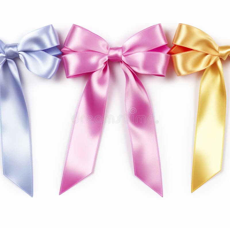 Rectangular Ribbon on White Background for Breast Cancer Awareness ...
