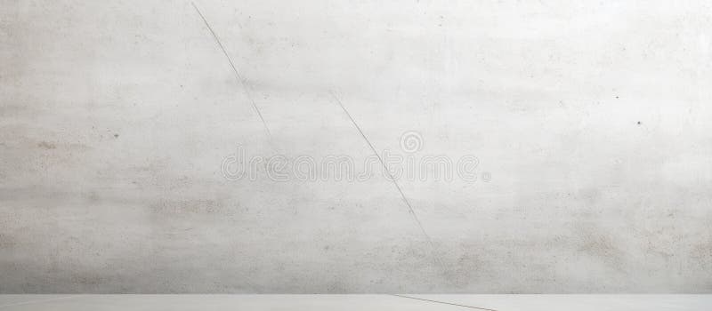 Rectangular Room with Concrete Walls and White Floor Stock Photo ...