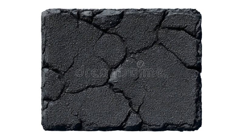 Rectangular Rough Black Asphalt Texture with Rough and Grainy Surface ...