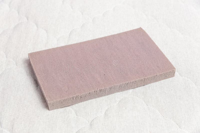 A Rectangular Sample of Rubber Foam Stock Photo - Image of industrial ...