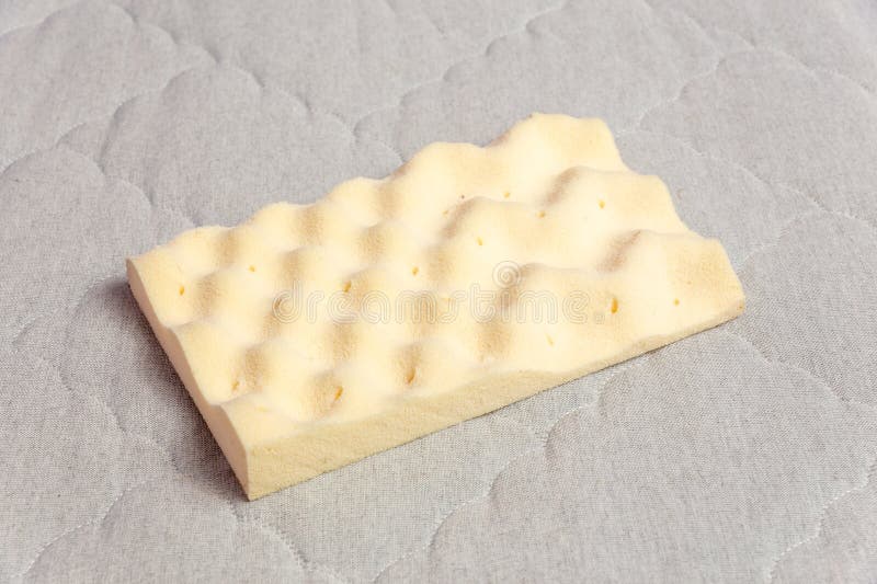 A Rectangular Sample of Wavy Rubber Foam Stock Image - Image of clothes ...