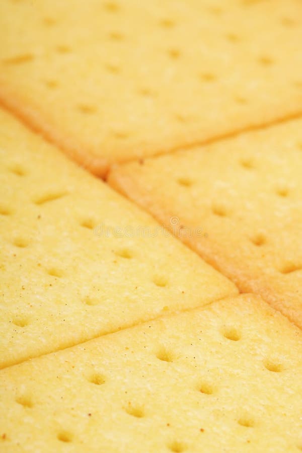 Rectangular, Savory Salty Cheese-flavored Biscuits with a Golden-yellow ...