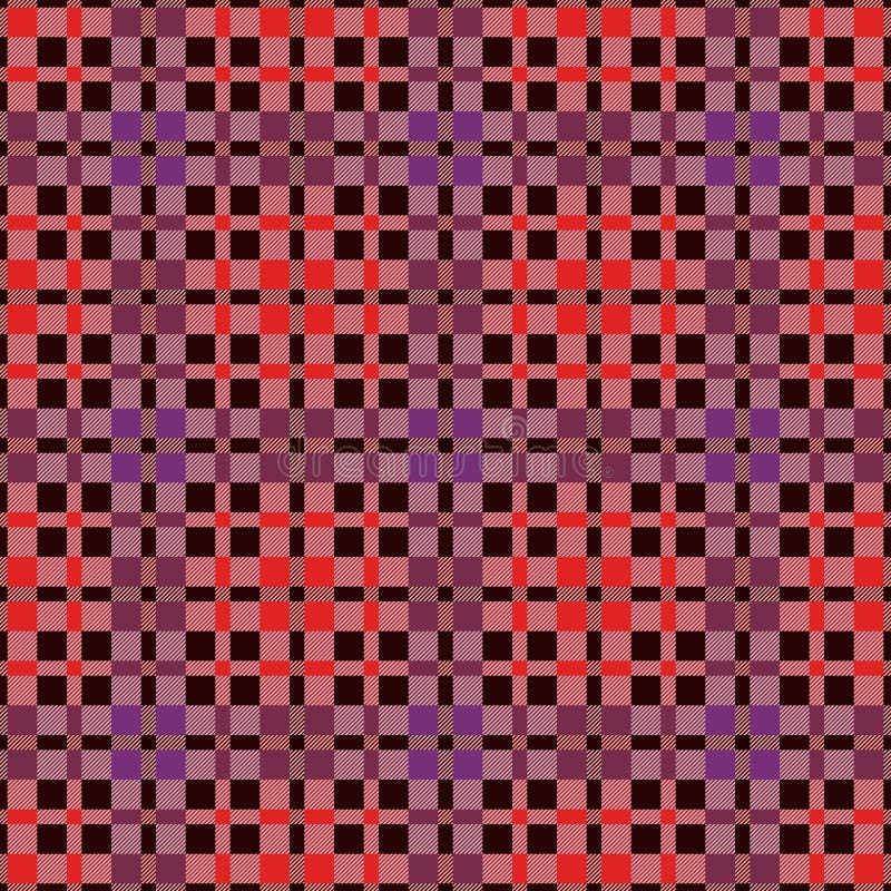 Rectangular Seamless Pattern in Red, Violet and Pink Hues Stock Vector - Illustration of colors ...