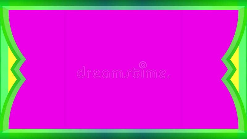 Rectangular, Semicircular, Whole Screen Colored, Green Frame ...