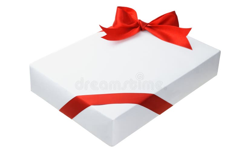 Rectangular shape gift box stock photo. Image of object - 7151844