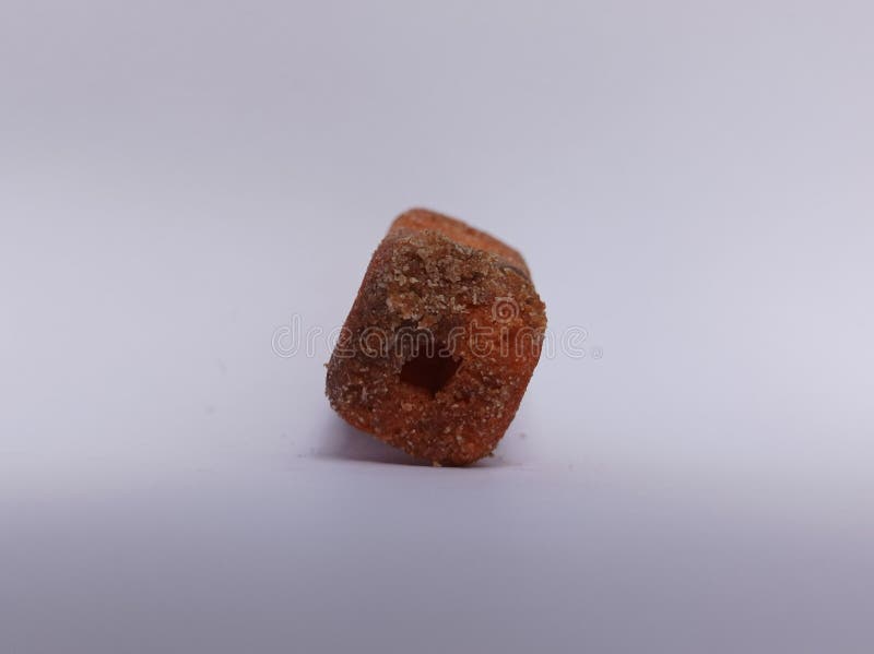 A Rectangular-shaped Chocolate Treat with a Hole in the Centre and ...