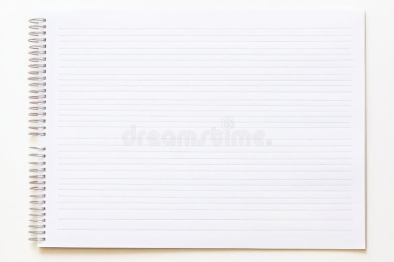A Rectangular Sheet of White Paper Featuring Lines Printed on it Stock ...