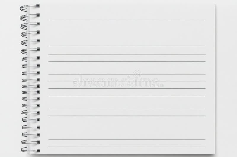 A Rectangular Sheet of White Paper Featuring Lines Printed on it Stock ...