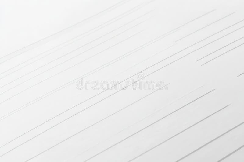 A Rectangular Sheet of White Paper Featuring Lines Printed on it Stock ...