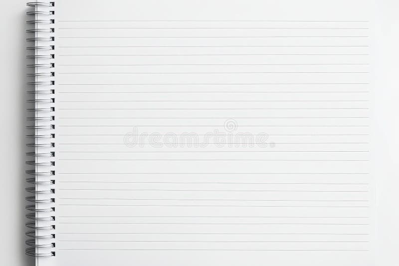 A Rectangular Sheet of White Paper Featuring Lines Printed on it Stock ...