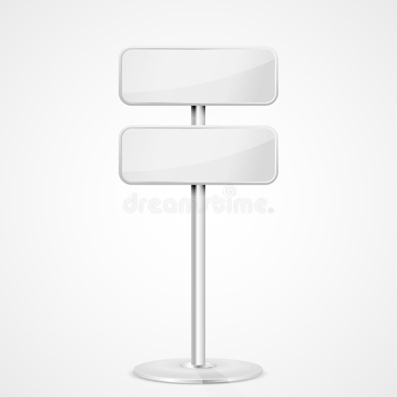 Rectangular signs stock vector. Illustration of guidepost - 33417629