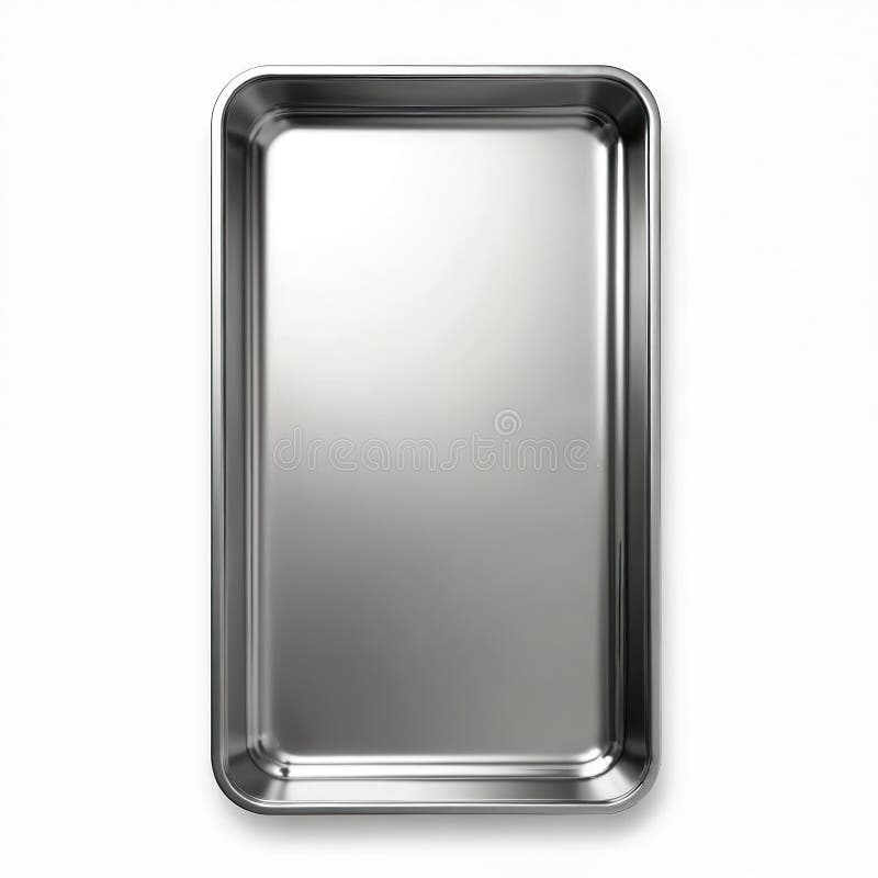 Rectangular Stainless Steel Serving Tray Stock Illustrations – 77 ...