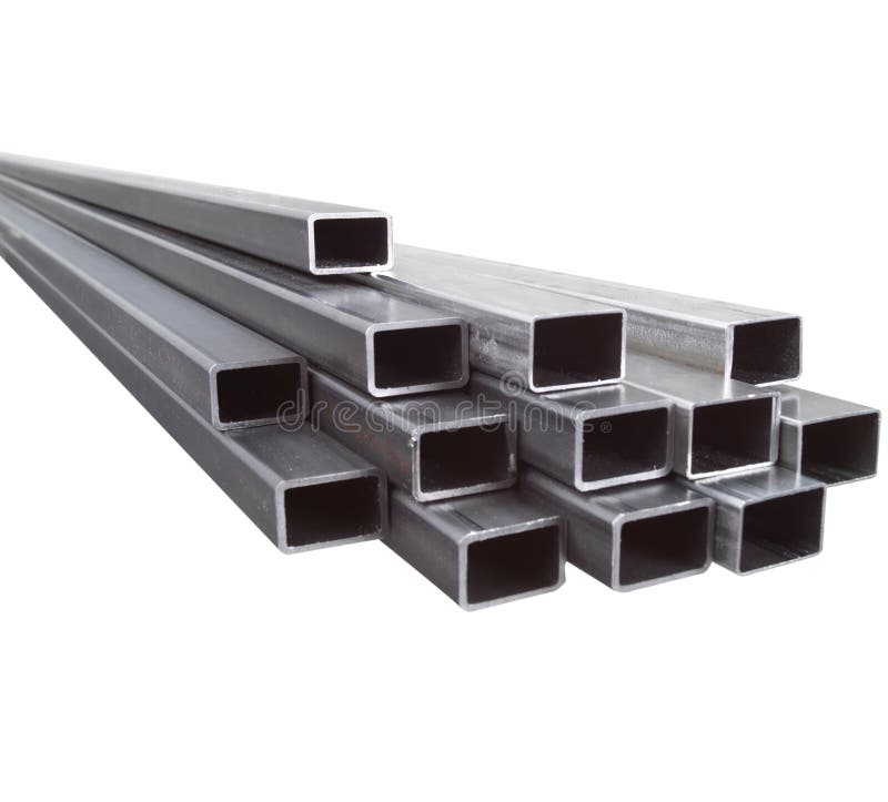 Steel Tube Isolated in a White Background Stock Photo - Image of games ...