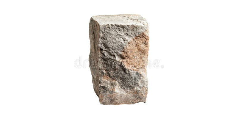 Rectangular Stone Block. Natural Building Material for Construction and ...