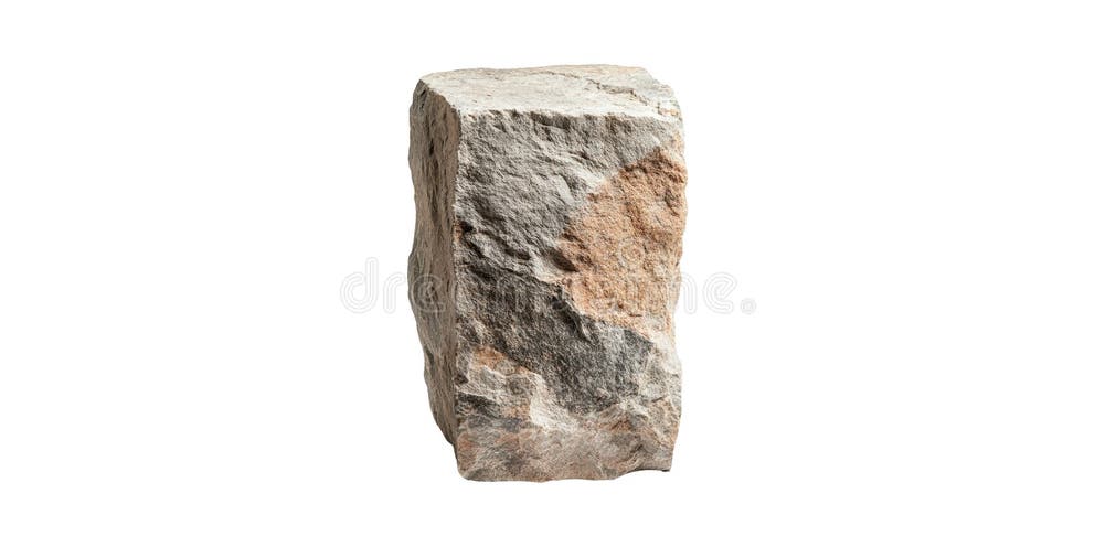 Rectangular Stone Block. Natural Building Material for Construction and ...