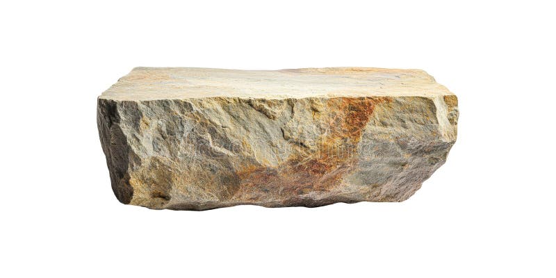 Rectangular Stone Block. Natural Rock for Construction and Landscaping ...