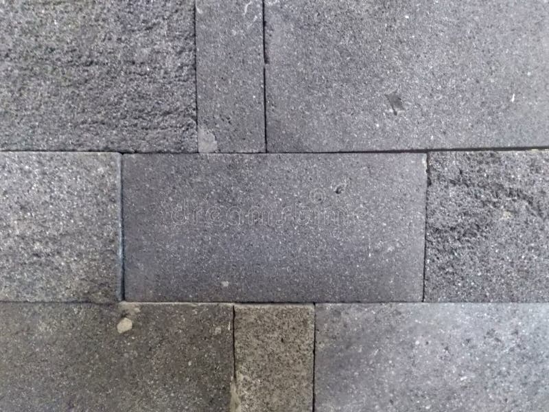 Rectangular Stone Walls Neatly Arranged Stock Image - Image of cement ...