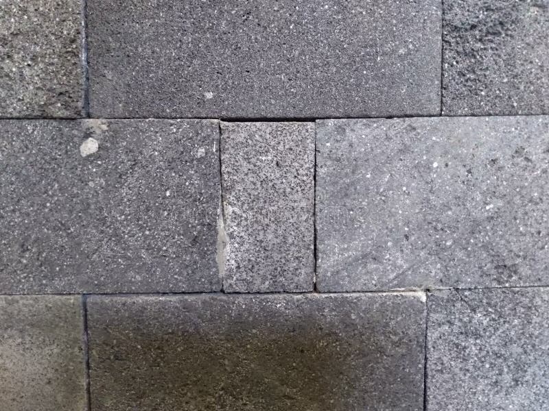 Rectangular Stone Walls Neatly Arranged Stock Image - Image of cement ...