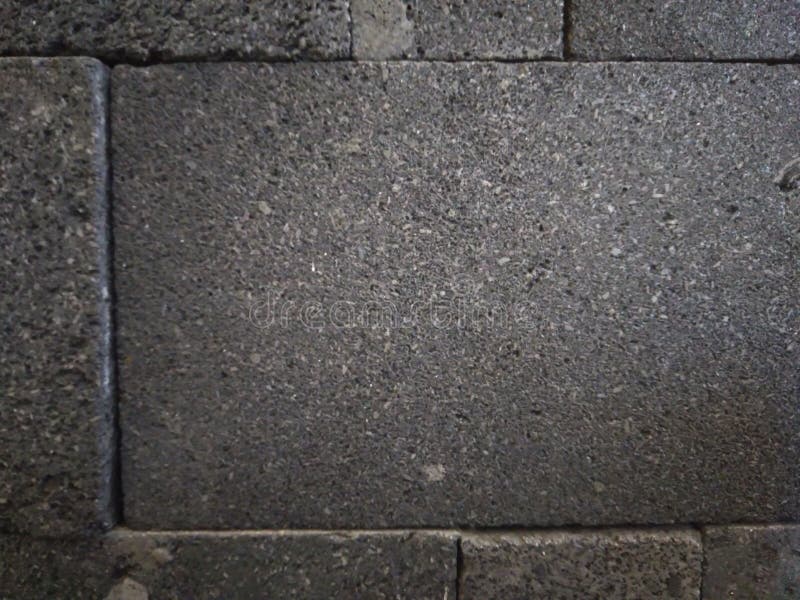 Rectangular Stone Walls Neatly Arranged Stock Image - Image of cement ...