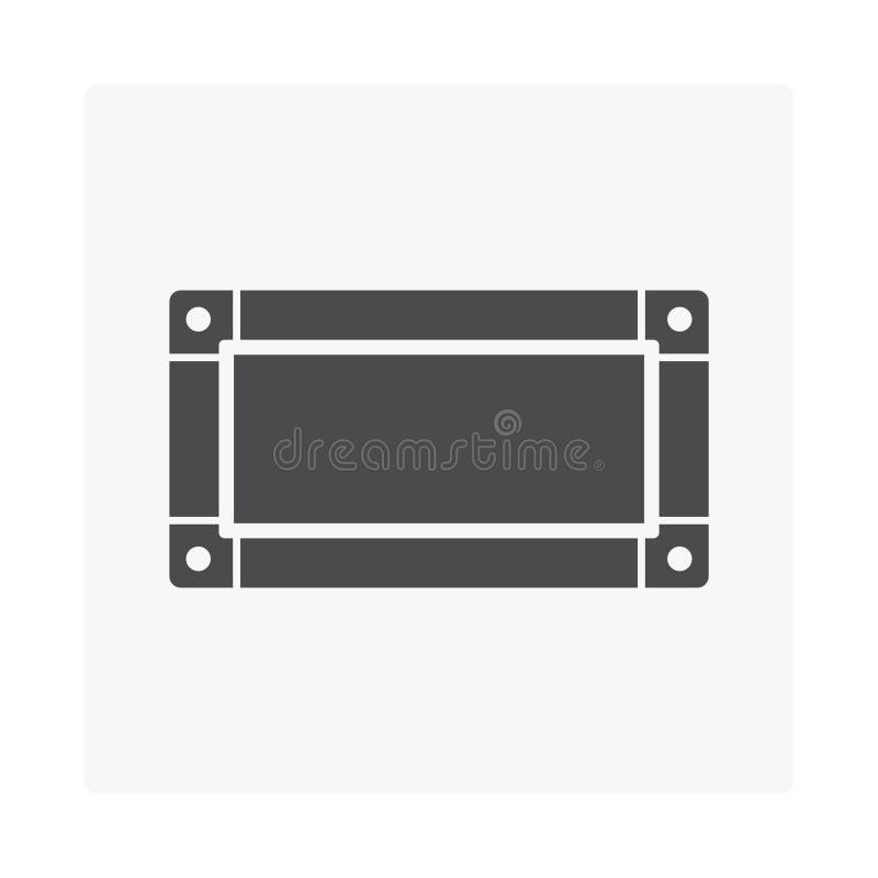 Rectangular Straight Duct Vector Icon, Black Silhouette Stock Vector - Illustration of ducts ...