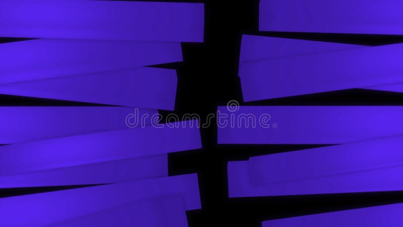 Rectangular Stripes Moving on Black Background. Motion. Colored Stripes ...