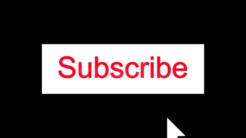 Subscribe Call To Action Animation Button . Î‘n Overlay Green Screen ...