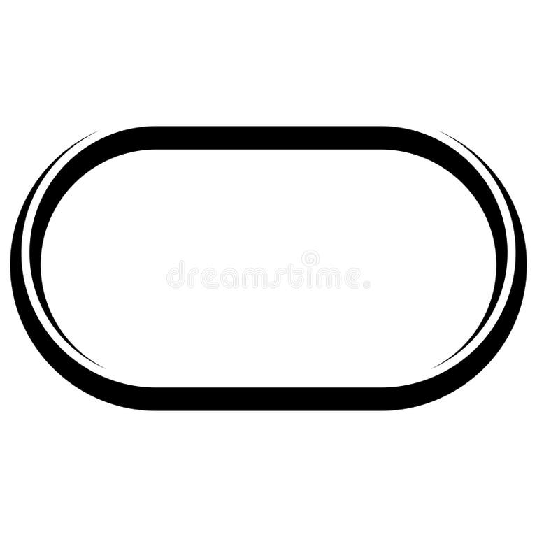 Rectangular Swoosh Scrawl Underline, Stroke Rounded Corners Price Tag ...