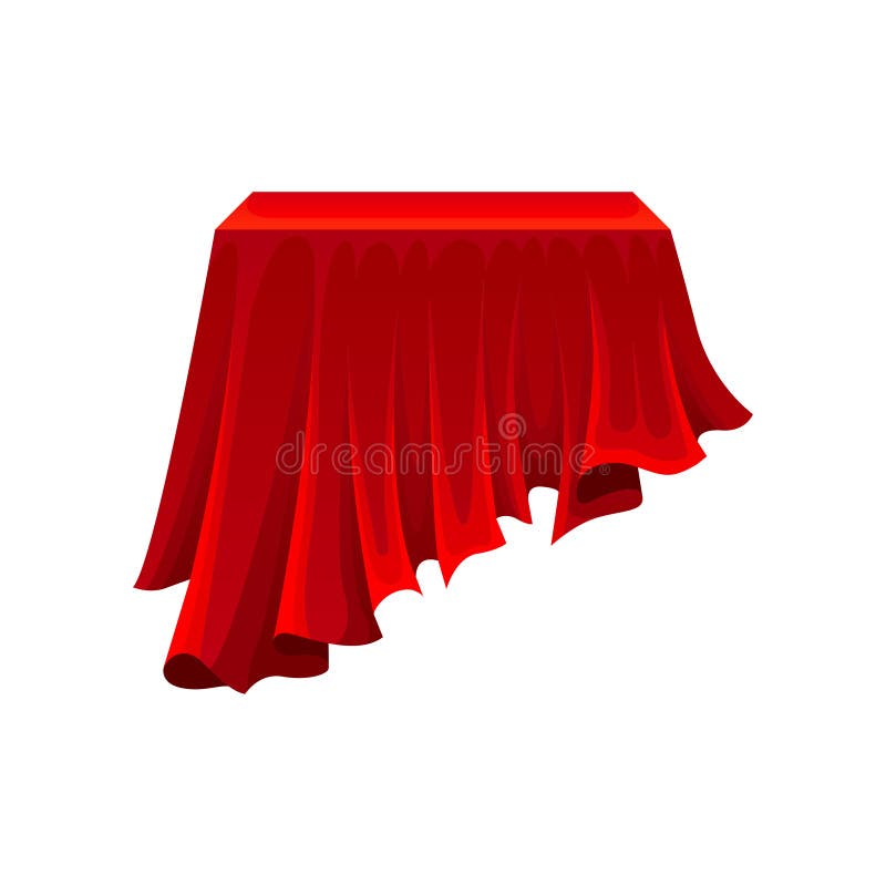 Rectangular Table White Tablecloth Stock Illustrations – 304 ...