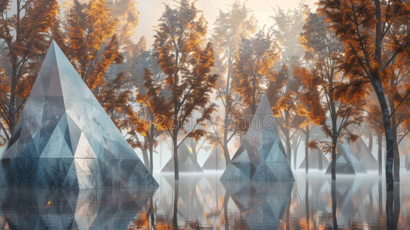 Rectangular Trees and Triangular Leaves Create a Geometric Forest in a ...
