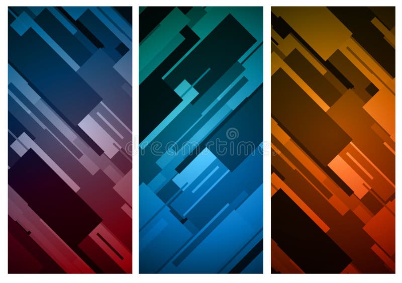 Rectangular Vertical Banner Background Stock Vector - Illustration of ...