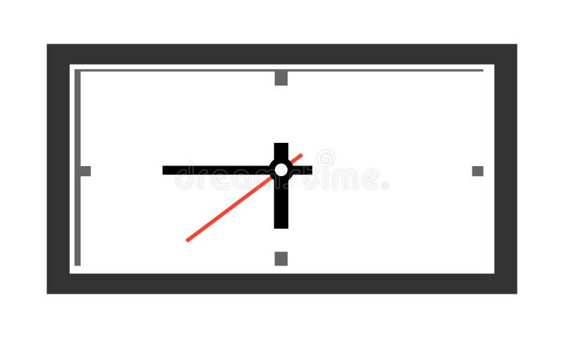 Rectangular Clock Face Stock Illustrations – 82 Rectangular Clock Face ...