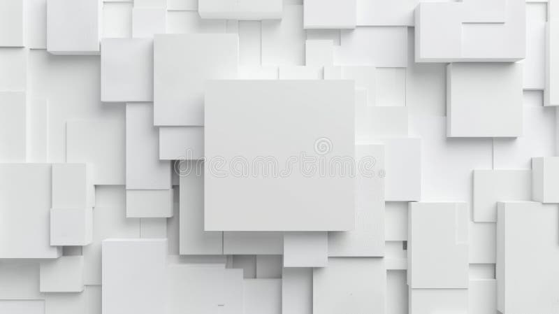 A Rectangular Wall Composed of Small White Squares, Featuring a Central ...