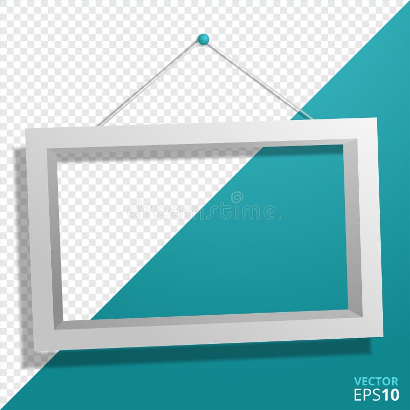 Rectangular Wall Clock Vector Icon Flat Isolated Stock Vector ...