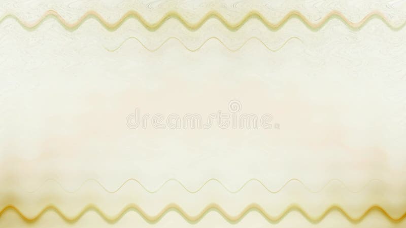 Rectangular Wavy Horizontal Neon Frame, Glowing from Long Orange Lines ...