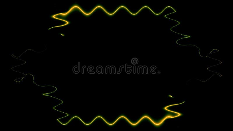 Rectangular, Wavy, Notched, Puzzle-shaped, Horizontal Frame with Moving ...