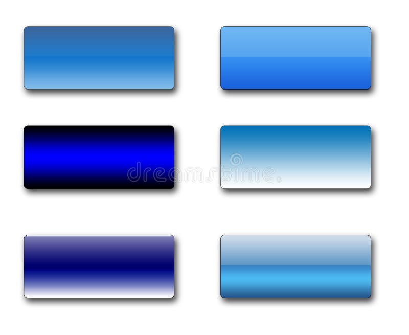 Rectangular web buttons stock illustration. Illustration of blue - 8941901