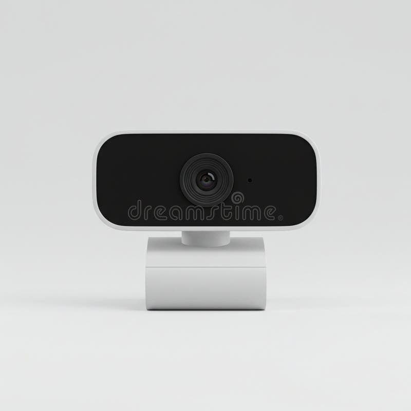 Rectangular Webcam with a Black Front Panel and Lens at the Center ...