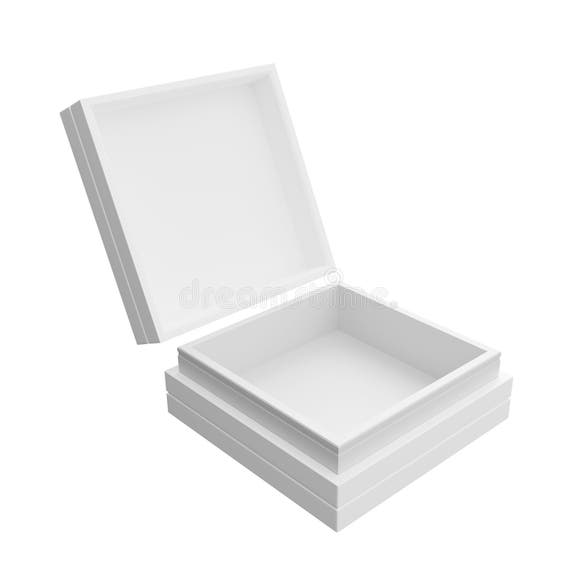 Rectangular White Box Pattern Looks Beautiful and Clean Isolated on ...