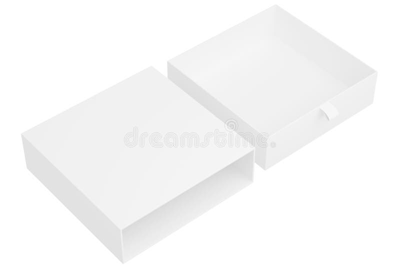 Rectangular White Gift Box Pattern Looks Beautiful and Clean Isolated ...
